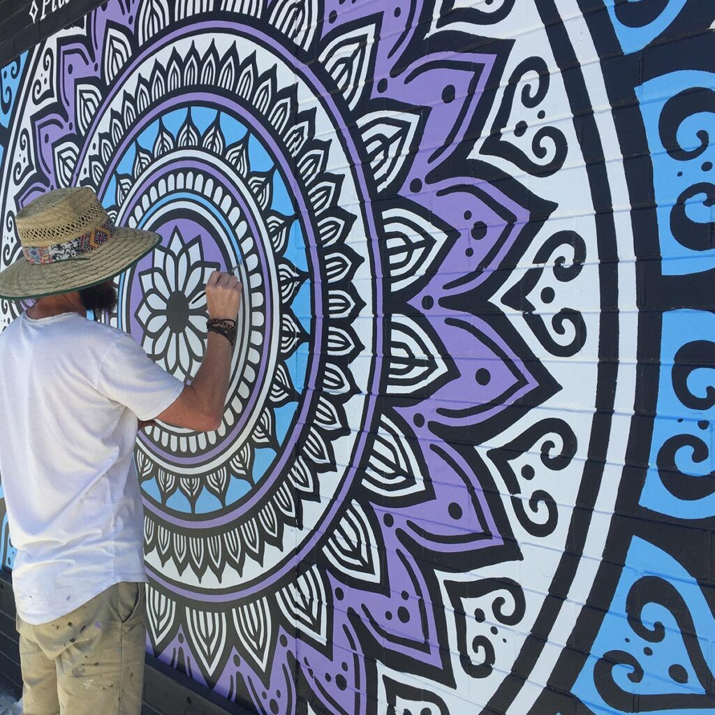 Mandala Mural - Seven Spheres Creations